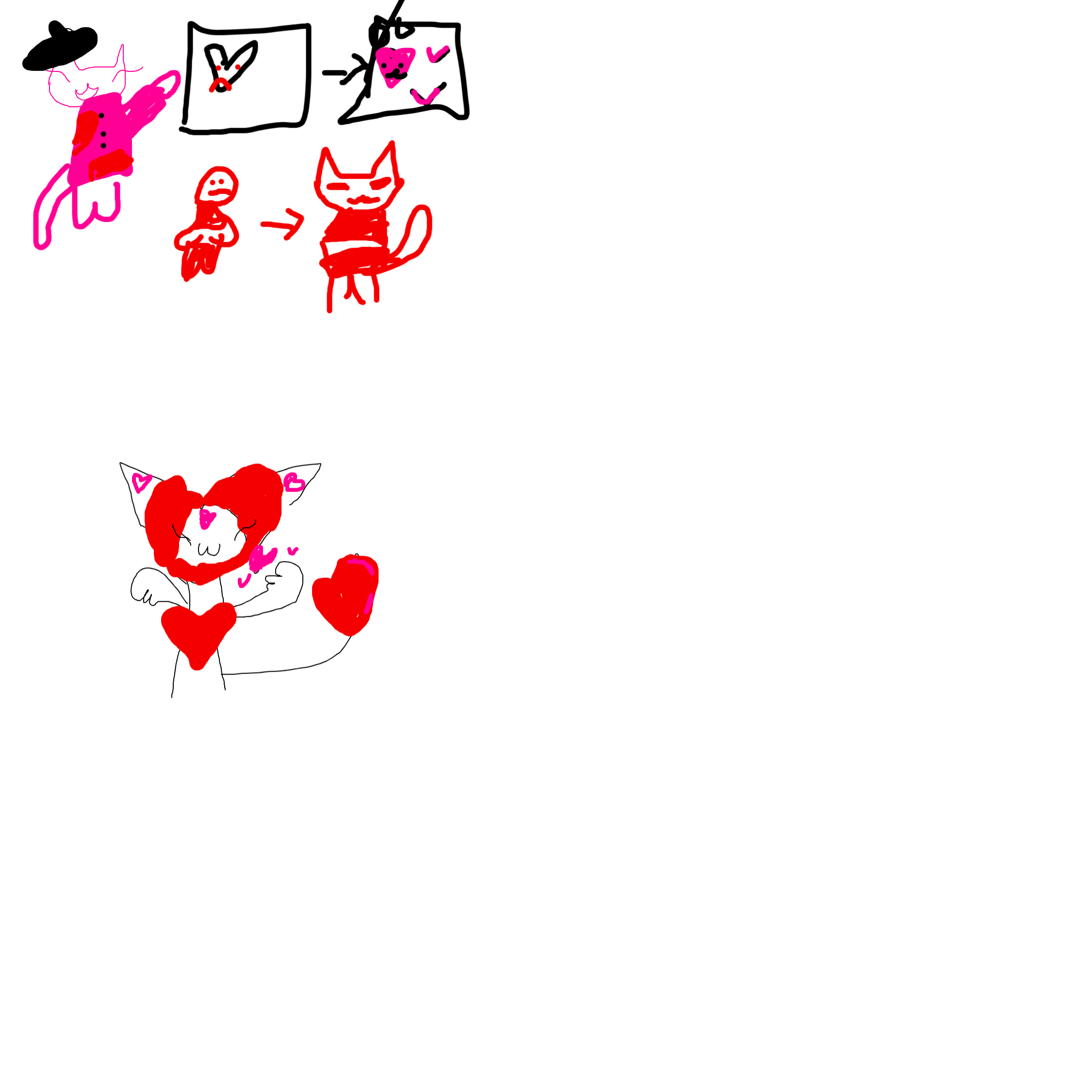 Artsy Cat Adveritisement - Draw Online Free | DrawIsland